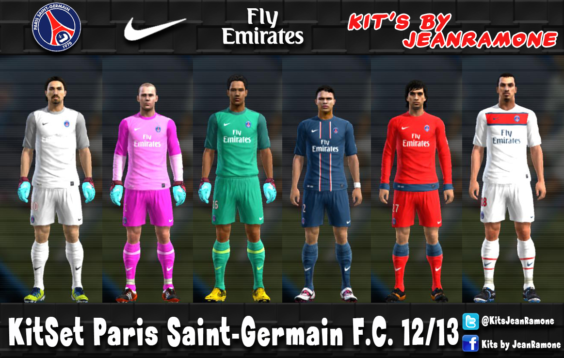 Kits by JeanRamone: KitSet Nike Paris Saint-Germain F.C. 12/13