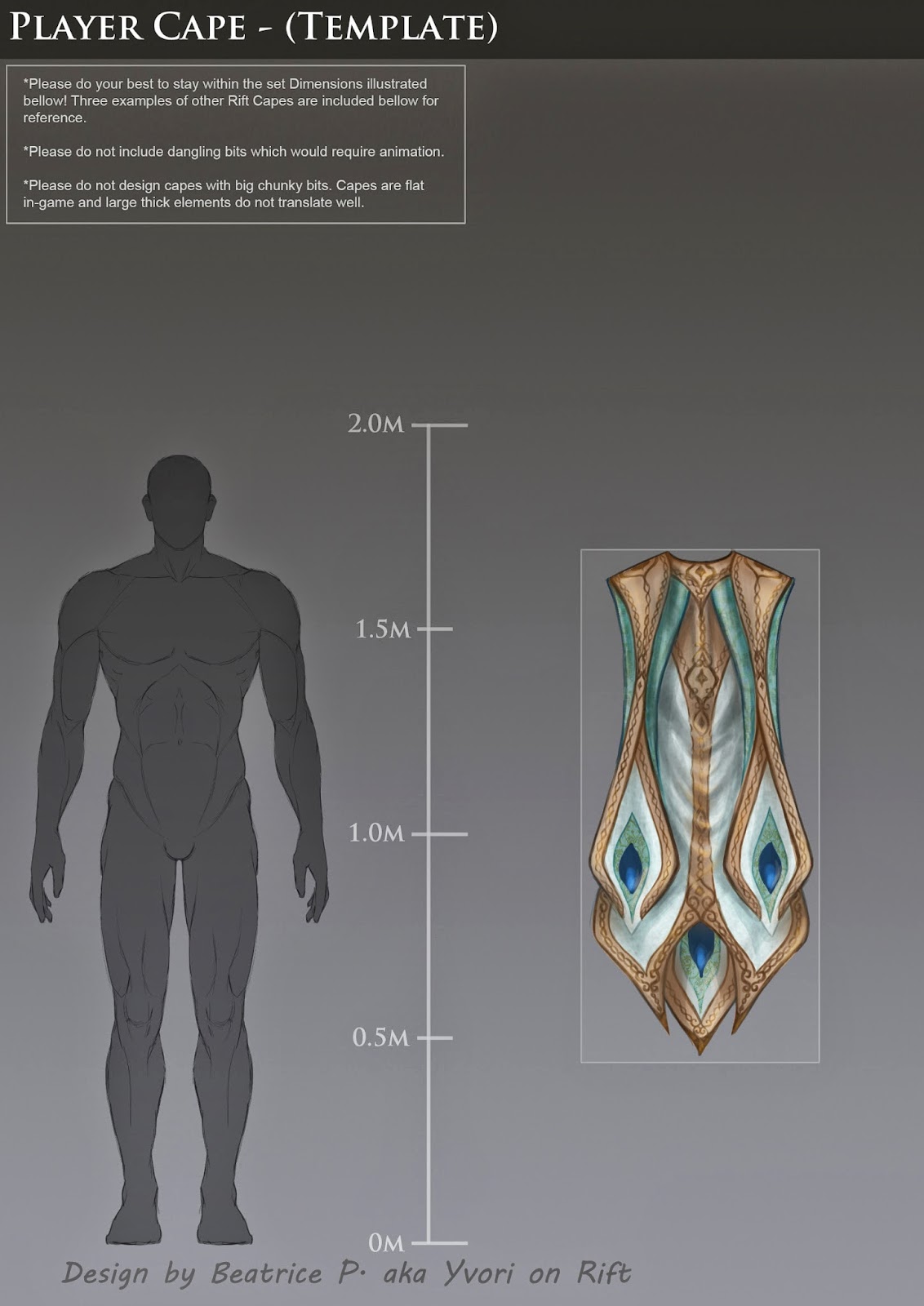 Bea's Sketchbook: "Concept Weapons and Cloak" Art Contest - Rift