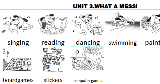SM ENGLISH LESSONS: 2BS UNIT 3. WHAT A MESS!!