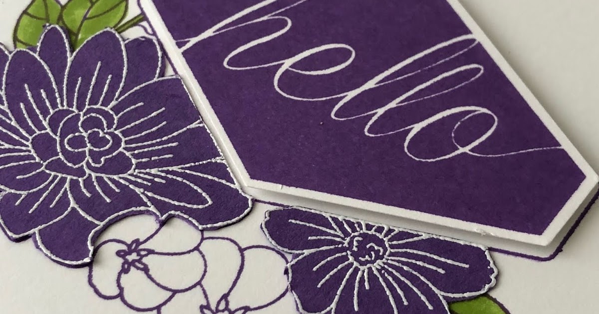 Ladybug Stampin: A Simple Hello