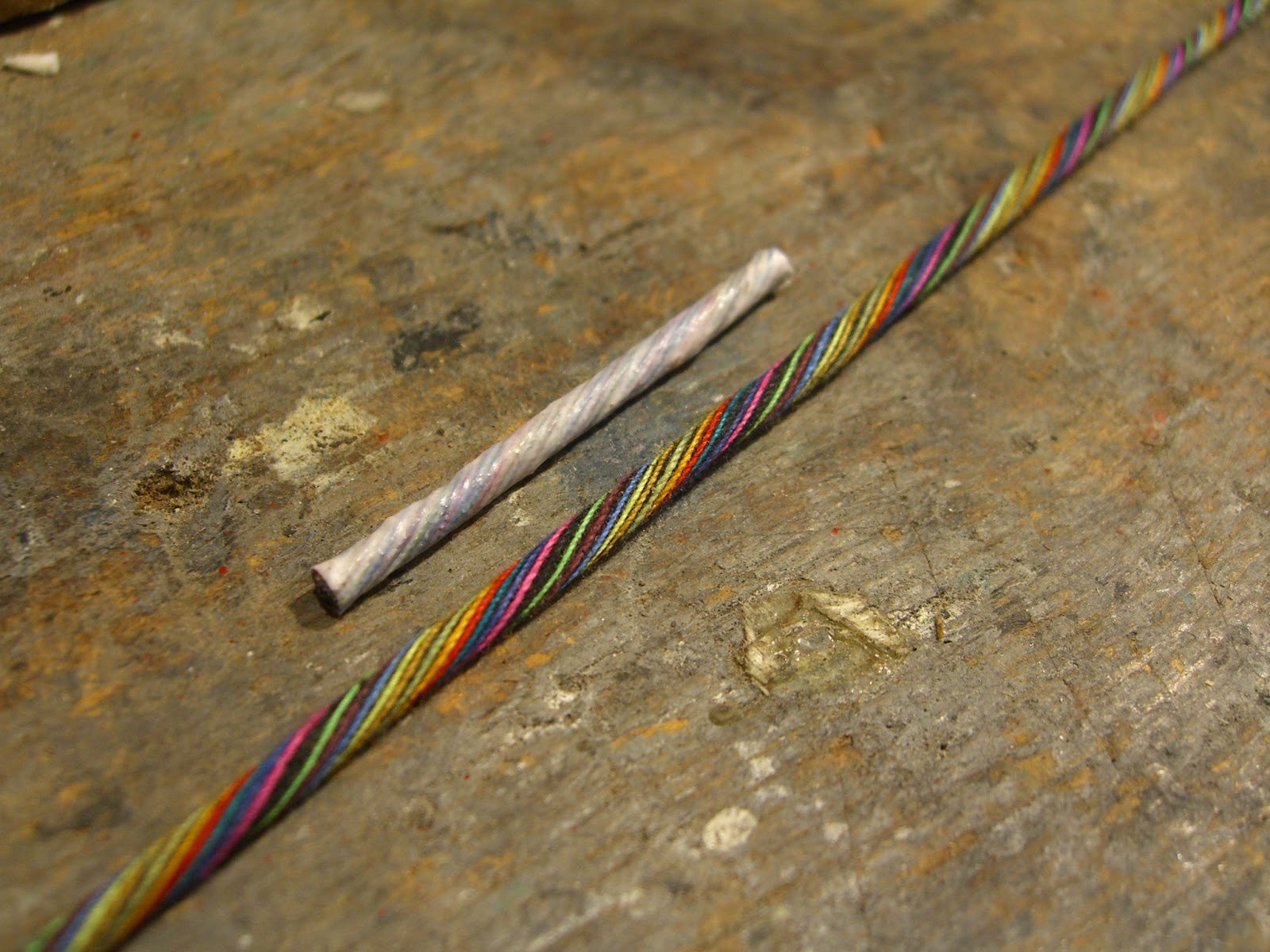 Making Firework Fuse: Early pictures of the model and fuse