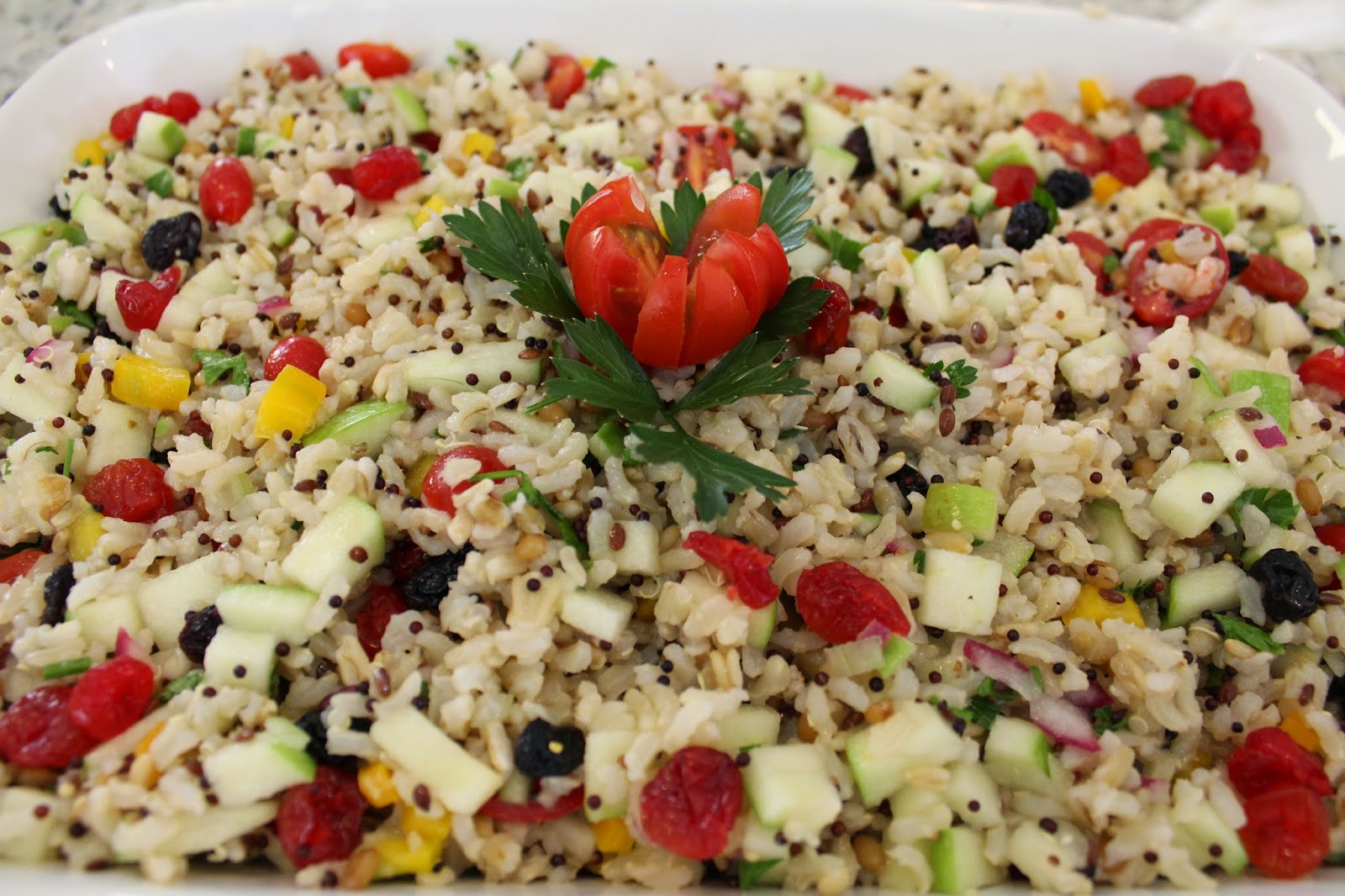 Maravilhas da Mary: Salada de Arroz 7 Grãos