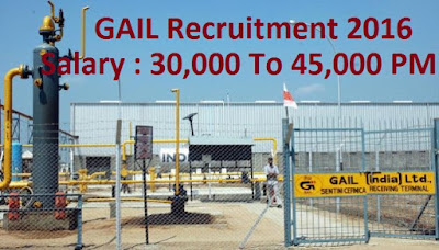Gas Authority of India Limited (GAIL) Recruitment 2016 ~ Freshers Jobs