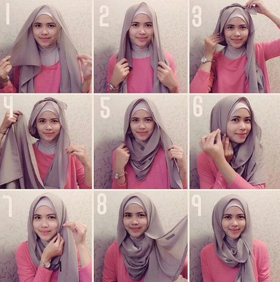 √ 25 Tutorial Jilbab Wisuda Segi Empat yang Elegan tapi Kekinian ...
