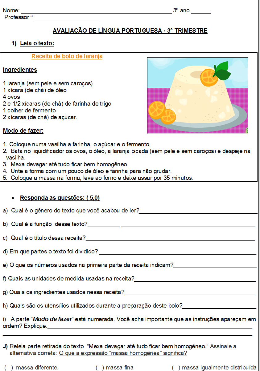 Blog da Dany!: 3º ano