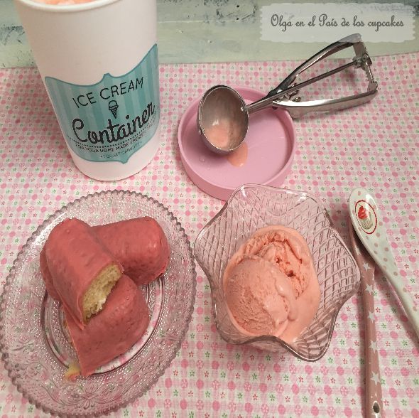 Olga en el pais de los Cupcakes: Helado de pantera rosa