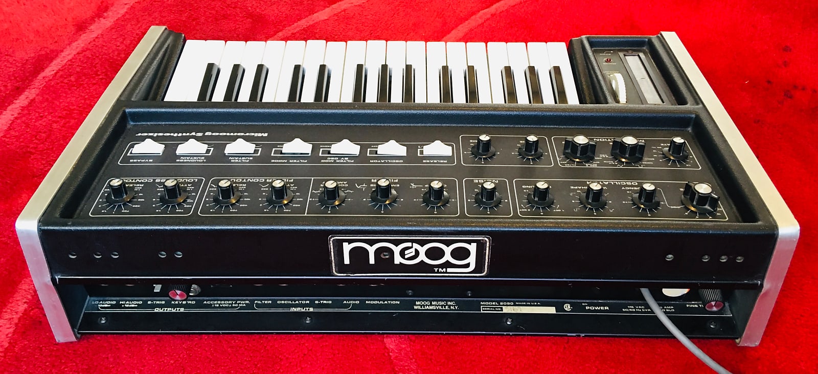 MATRIXSYNTH: Moog MicroMoog Classic Analog Synth + S-Trig CV Gate Cable Kit