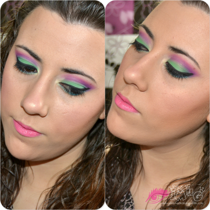 ♥ Jennifer Make Up Glam ♥: * LOOK 59: Colorful Rainbow