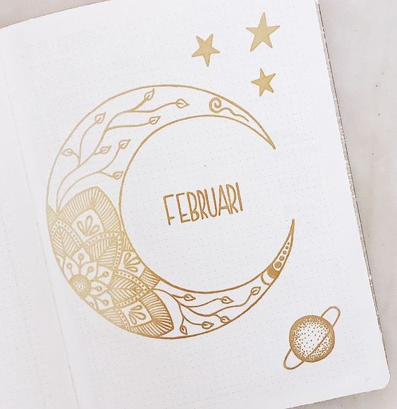 BULLET JOURNAL: 10 Ideias de Capas para FEVEREIRO - BLOG ALINE RIBEIRO