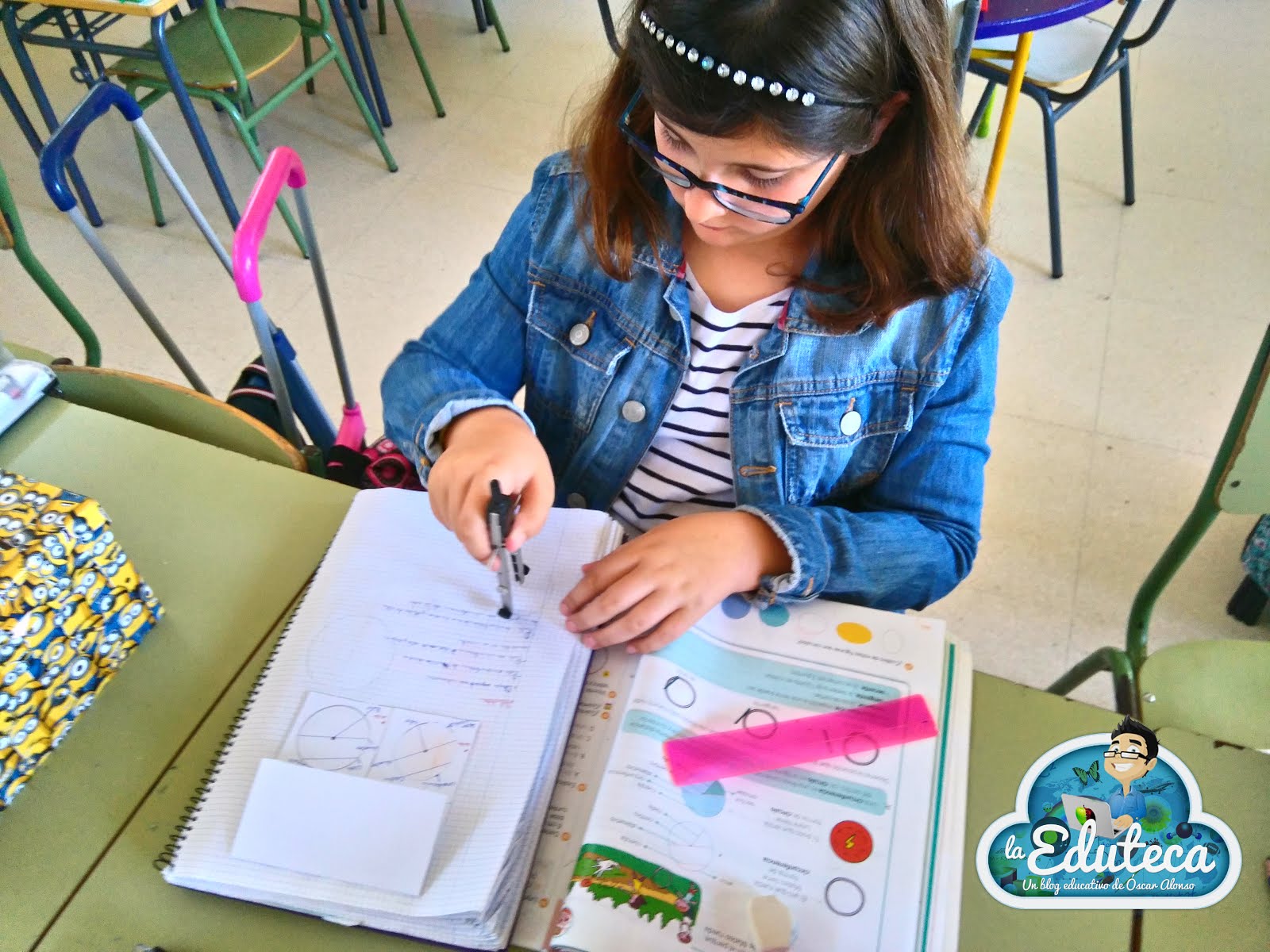 EXPERIENCIAS EN EL AULA | Aprendiendo a usar el compás ~ La Eduteca