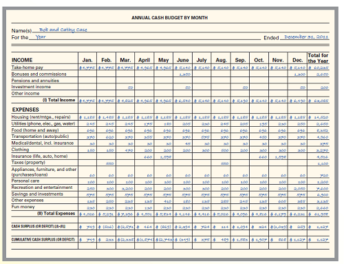 Cash in and cash out preparing and using budgets | Finance Slide