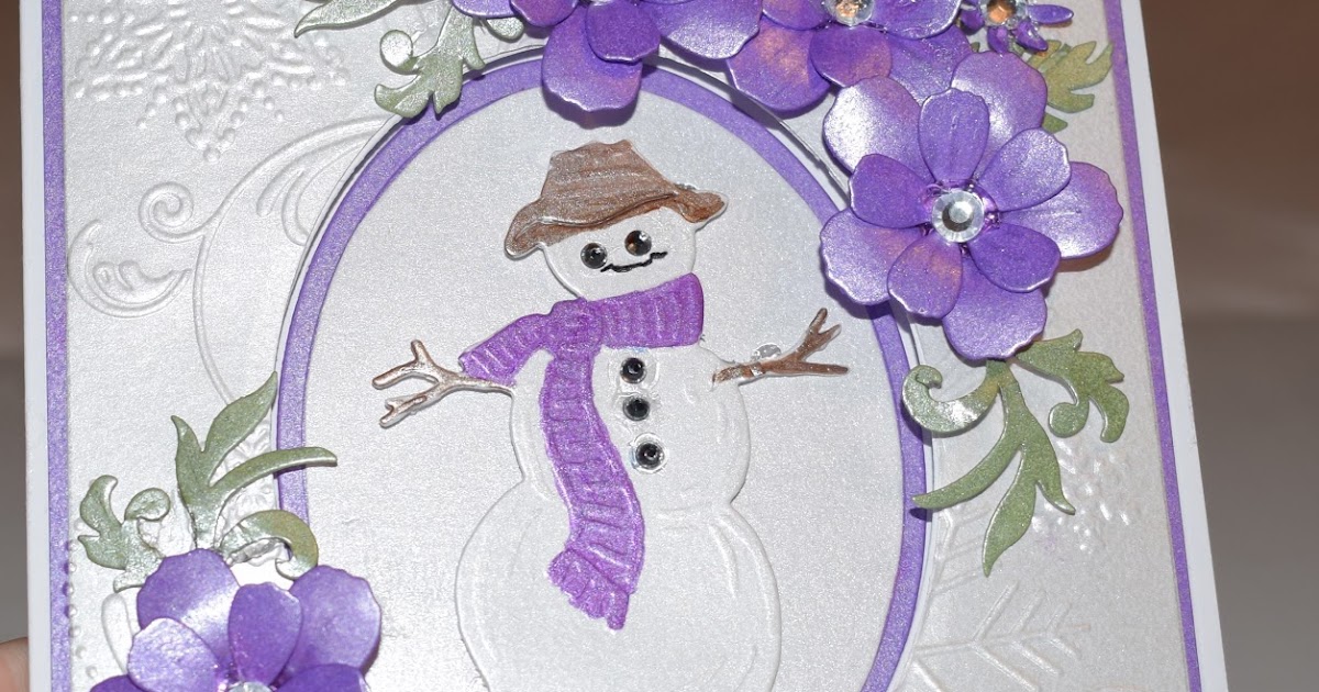 Purple Pixie Dust Card's: Season's Greetings in Plum Pudding