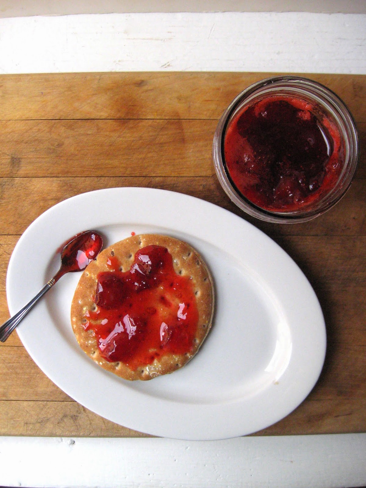 she's in the kitchen: winter strawberry jam