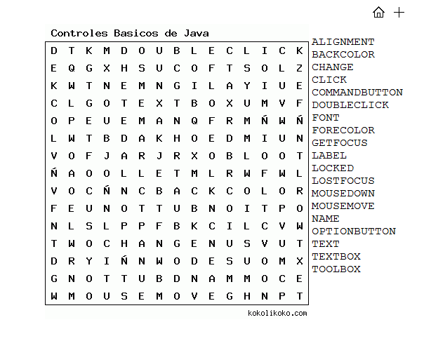 Desarrollo de Software utilizando Programacion Orientada a Objetos 3°A HERM : Sopa de Letras ...