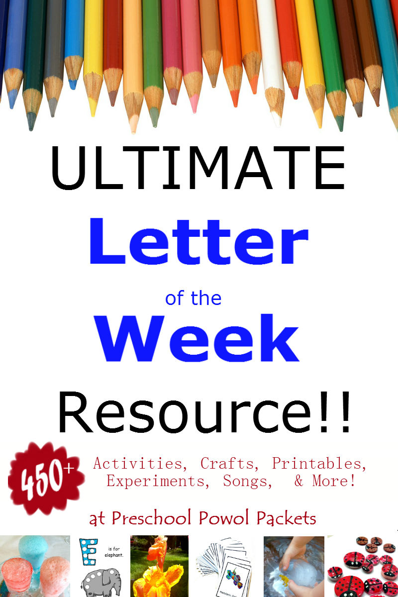Ultimate Letter of the Week Resources | Preschool Powol Packets