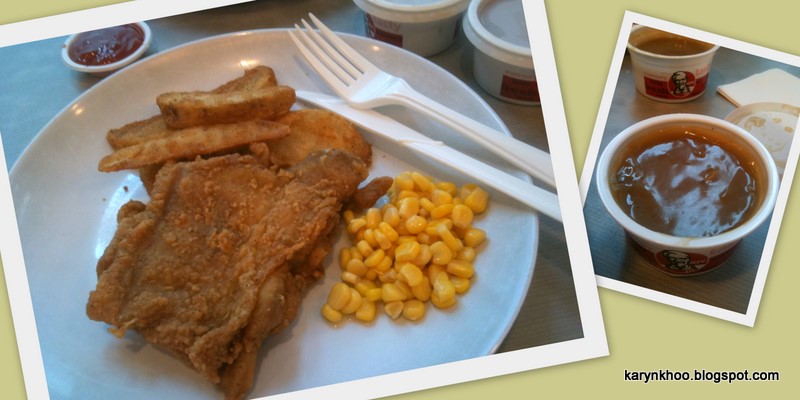 Karyn's Food Blog: KFC O.R. Chicken Chop @ KL Sentral