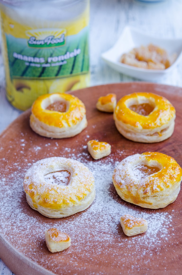 Inimioare cu gem de ananas si ghimbir - Din secretele bucătăriei chinezești