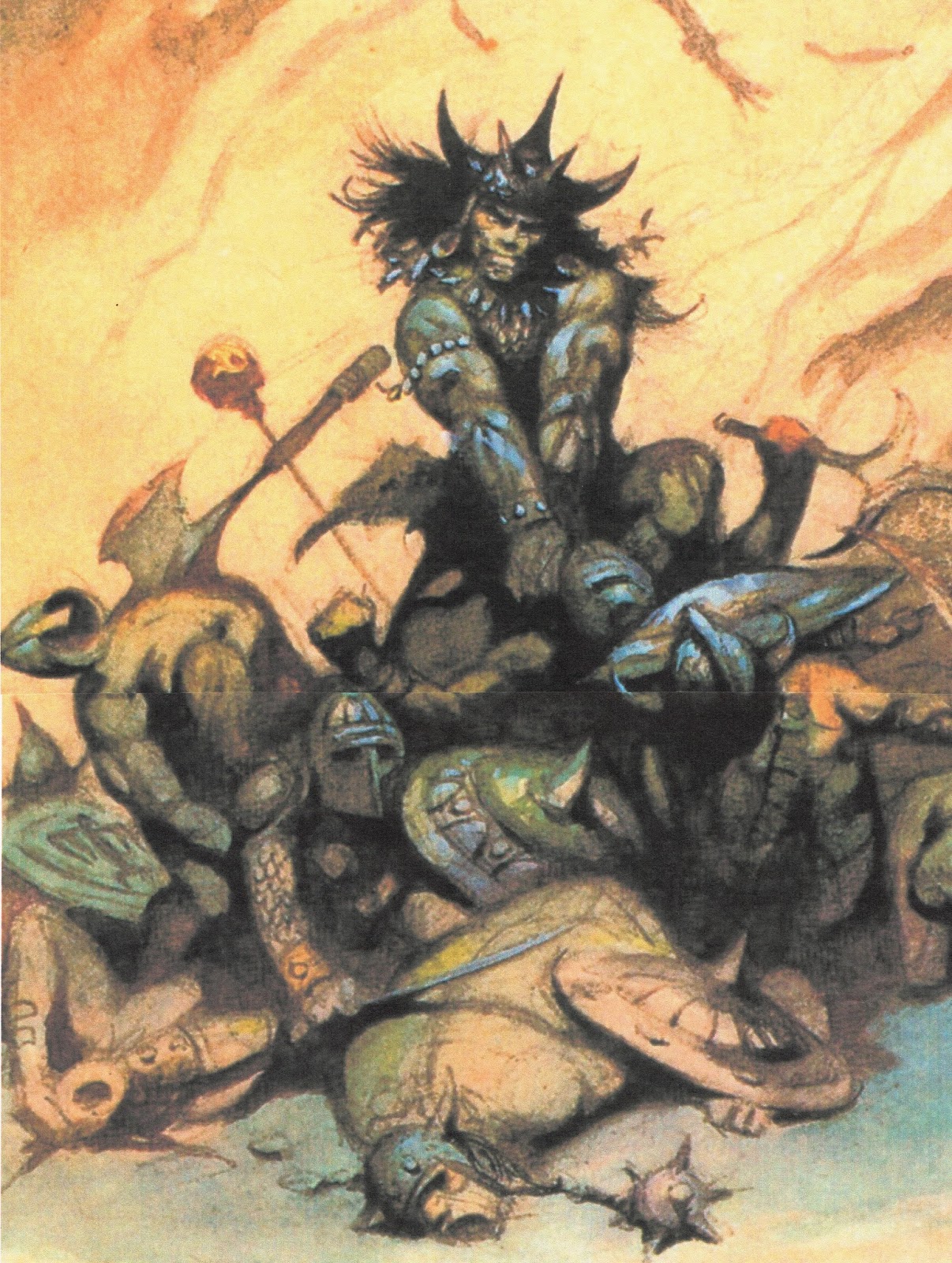 Cap'n's Comics: Again Wid The Conan The Destroyer by Frank Frazetta
