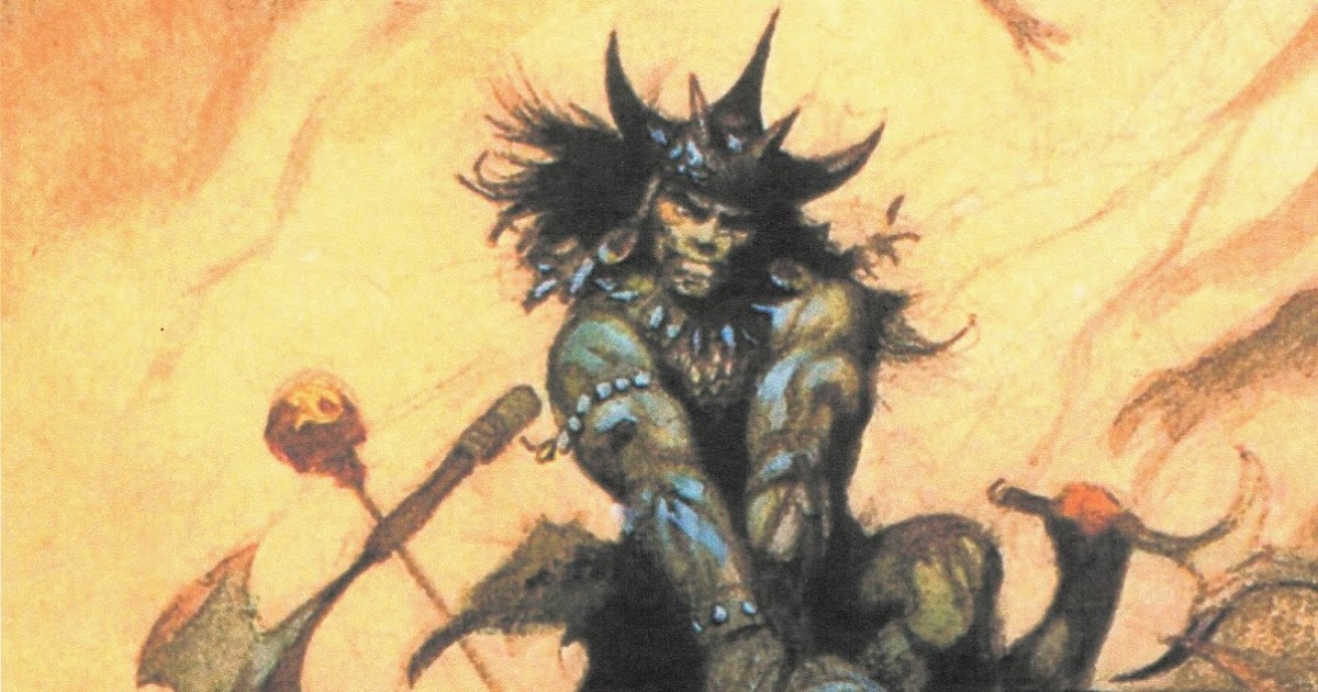 Cap'n's Comics: Again Wid The Conan The Destroyer by Frank Frazetta