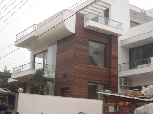 Budget Homes: Exterior finish for buildings - Green cladding