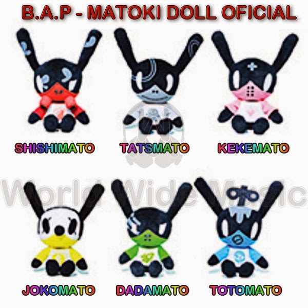 B.A.P - MATOKI DOLL OFICIAL (Edición Limitada) ~ World Wide Music