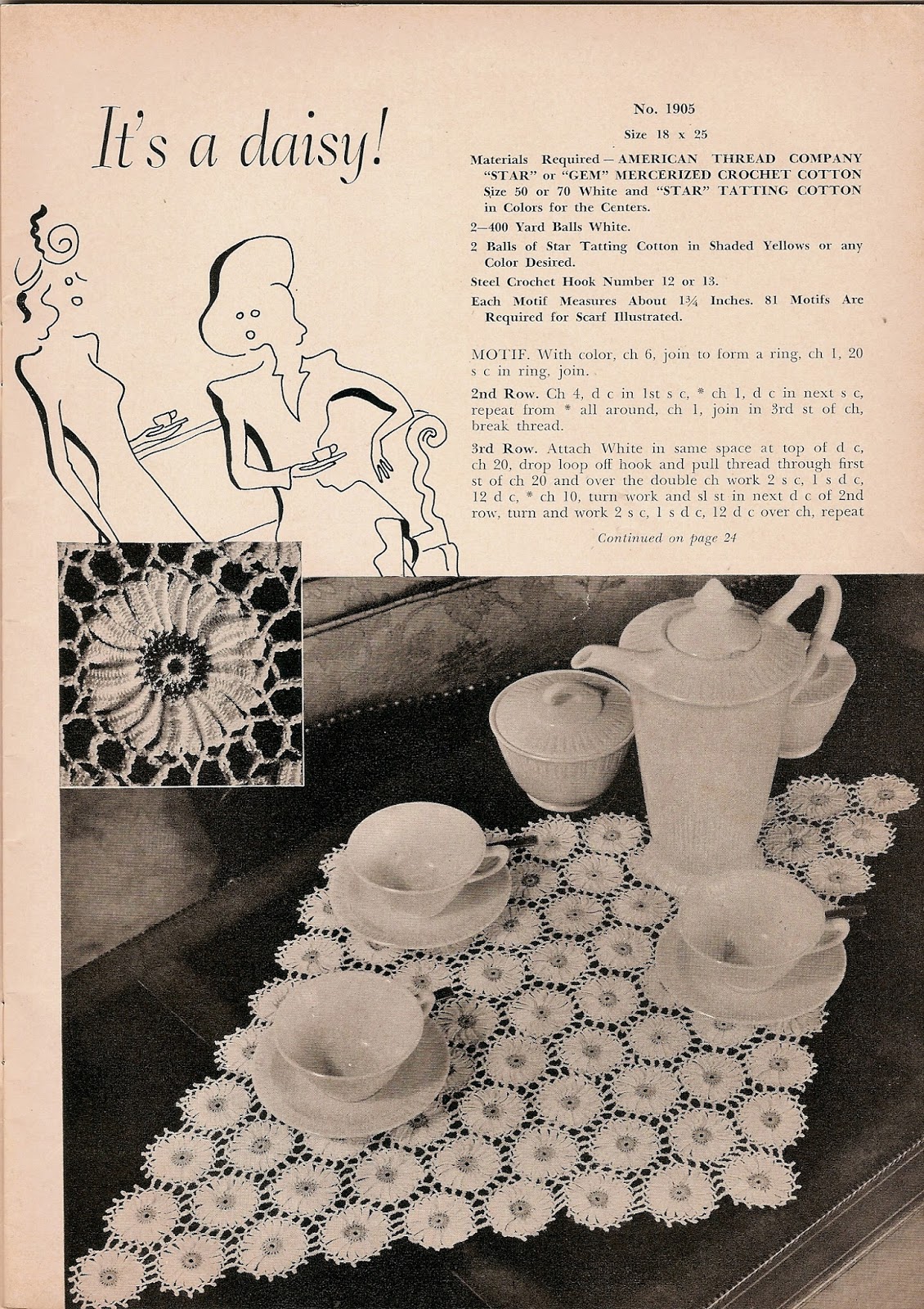 Old Crochet Star Book 1942