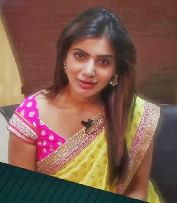 Actress Samantha in saree from Rabhasa movie | Stylish Designer Sarees ...