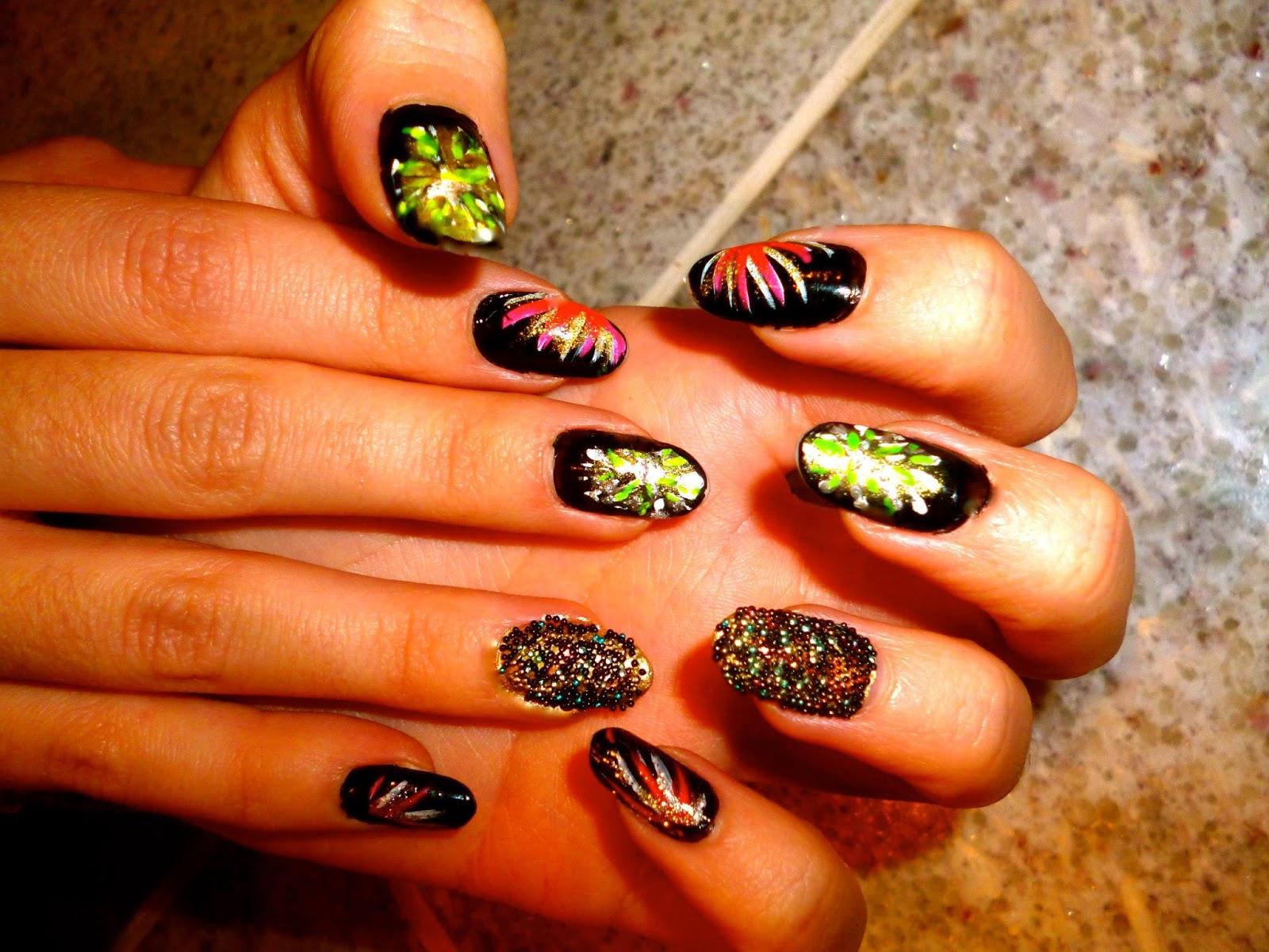 Science, Engineering and Nail Art: Bonfire night & Halloween