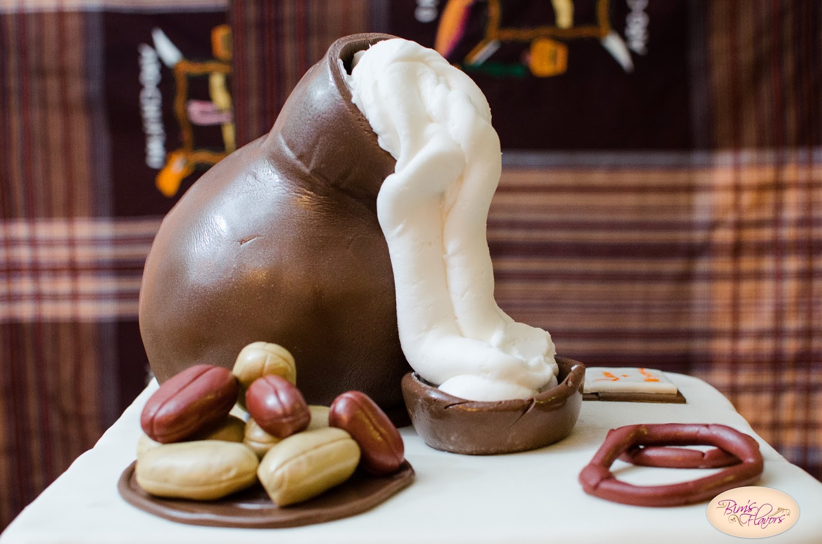 Bim's Flavors.....: Calabash and Kolanut Traditional Wedding Cake