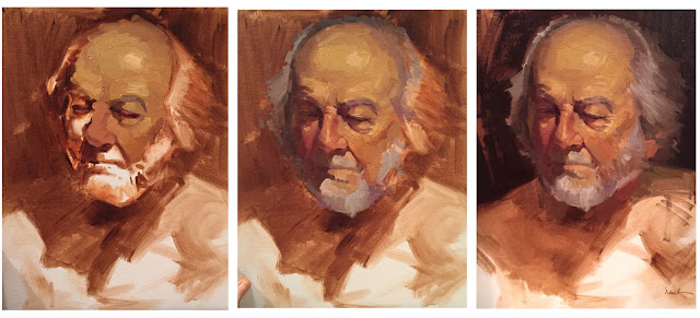 Sedwick Studio: Alla Prima Portrait Painting