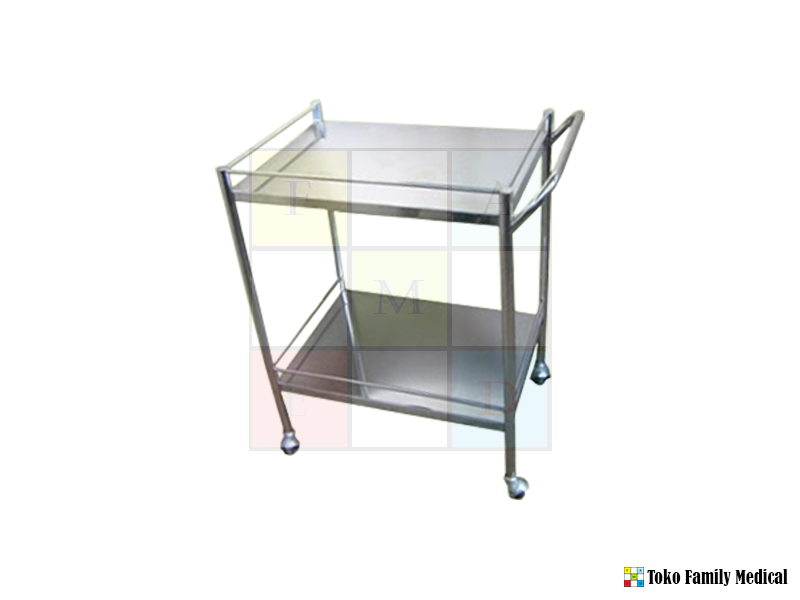 Meja Instrument SS - Instrument Trolley | Jual Ranjang Pasien
