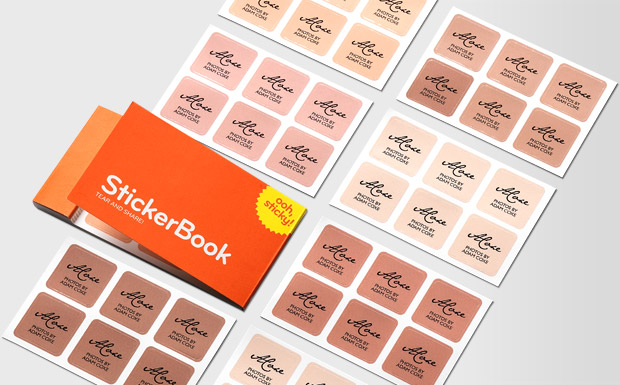 Design Context Blog.: Moo sticker books.