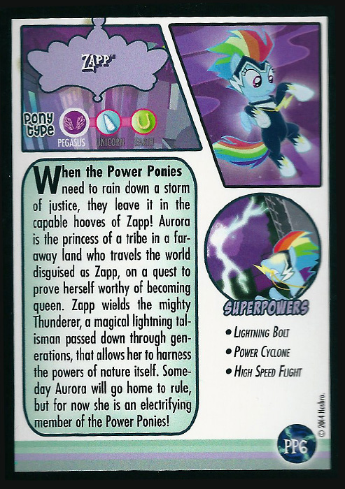MLP Zapp Trading Cards | MLP Merch