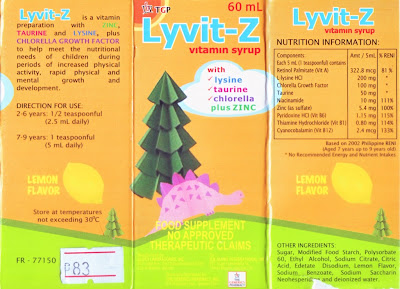 Rattus Choki Pet Blog: Lyvit-Z Multi Vitamin Syrup