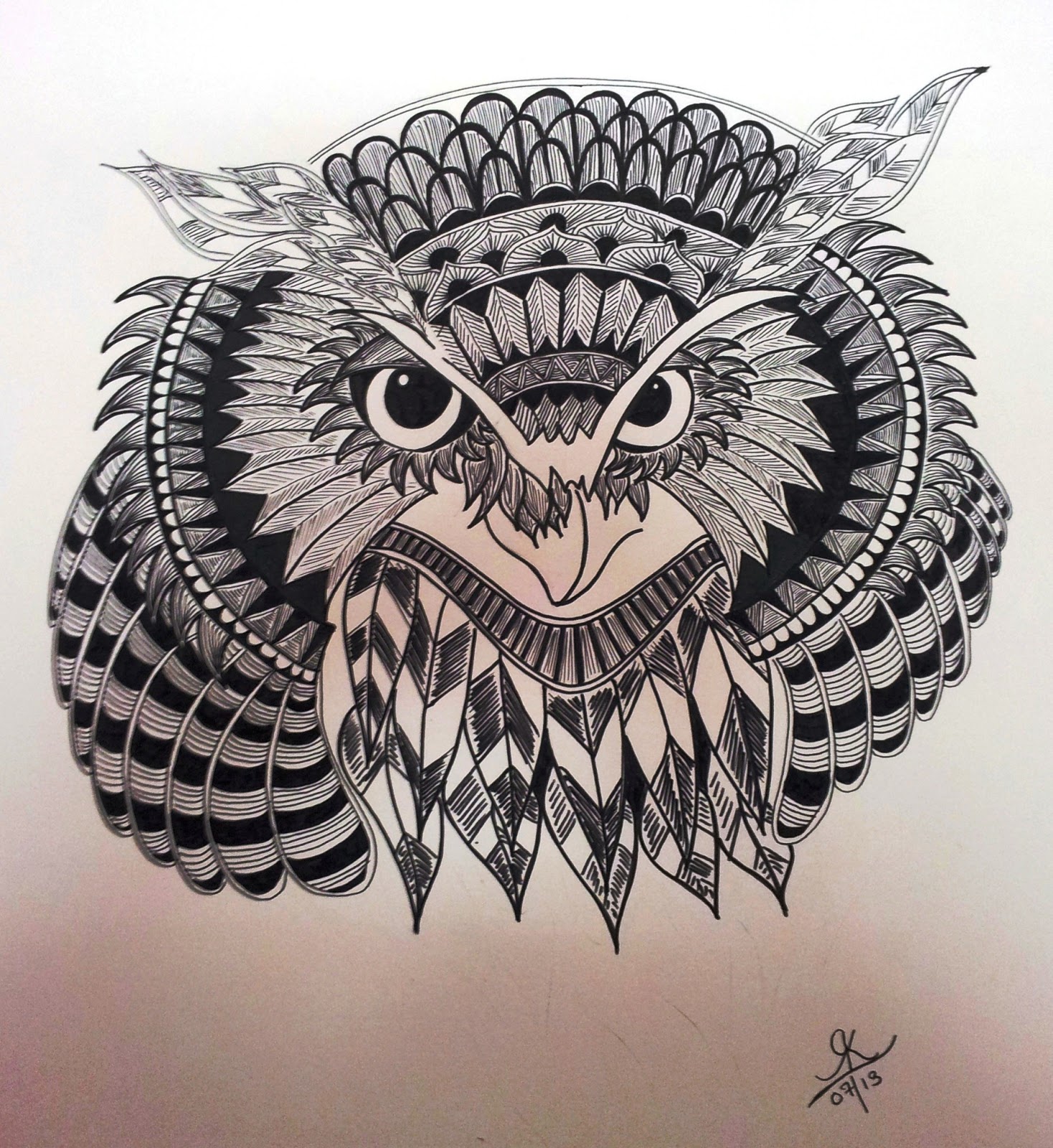 Doodles 'N' Tangles : Zen-OWL!...:)