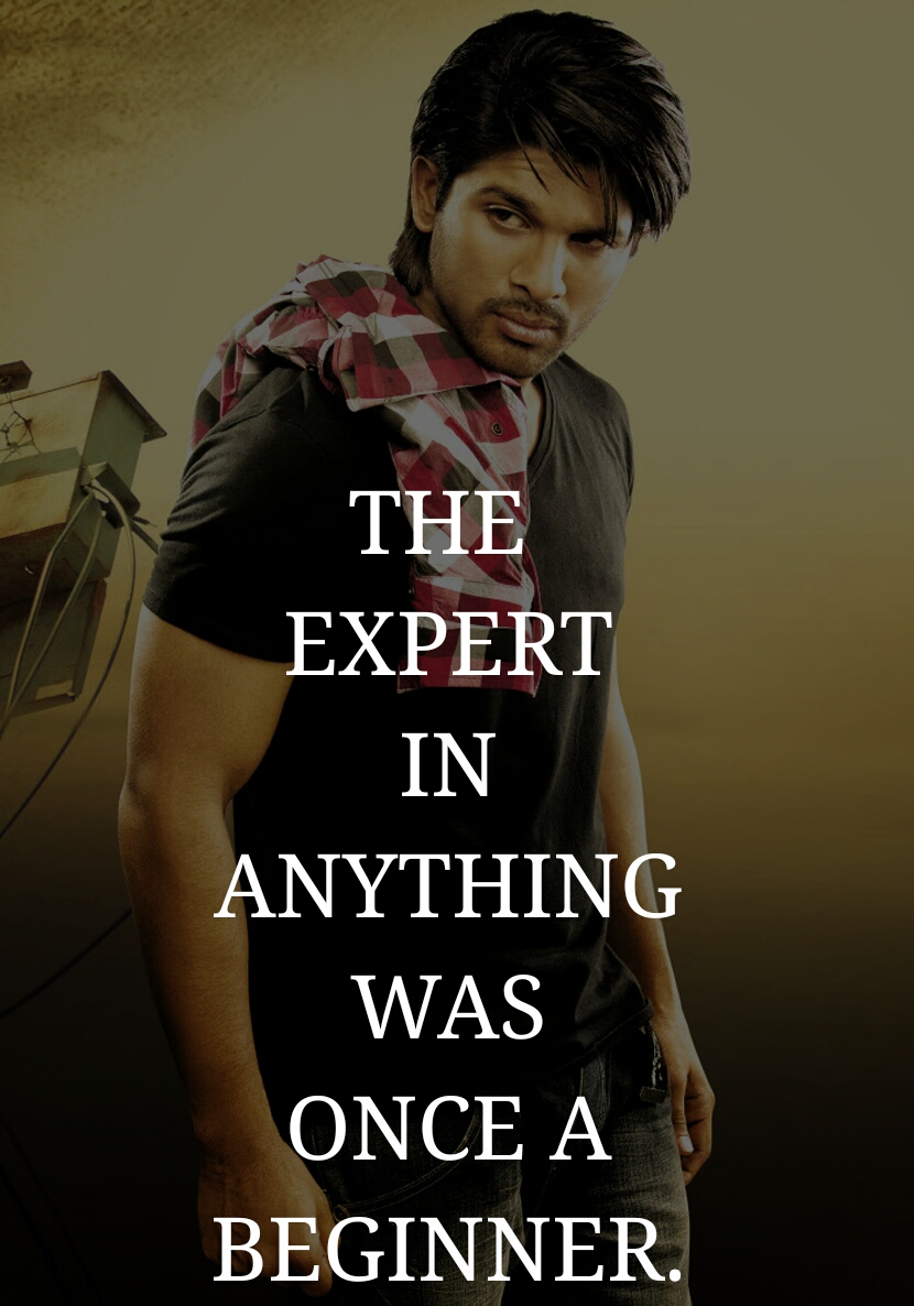 allu arjun motivational quotes collection 2 or images or pics or ...