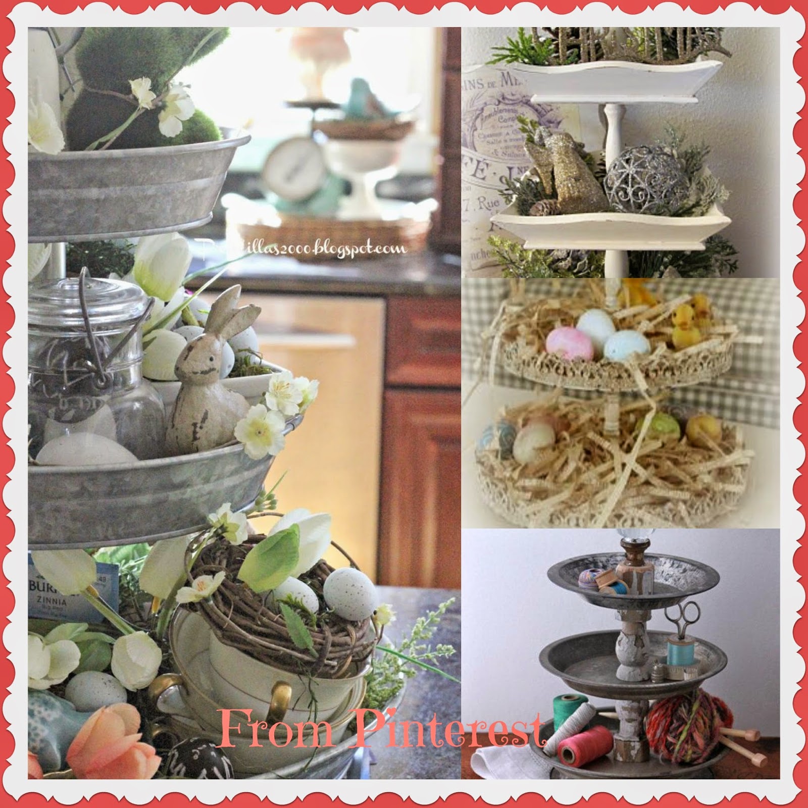 Karie's Chic Creations : Tiered Centerpiece Arrangement