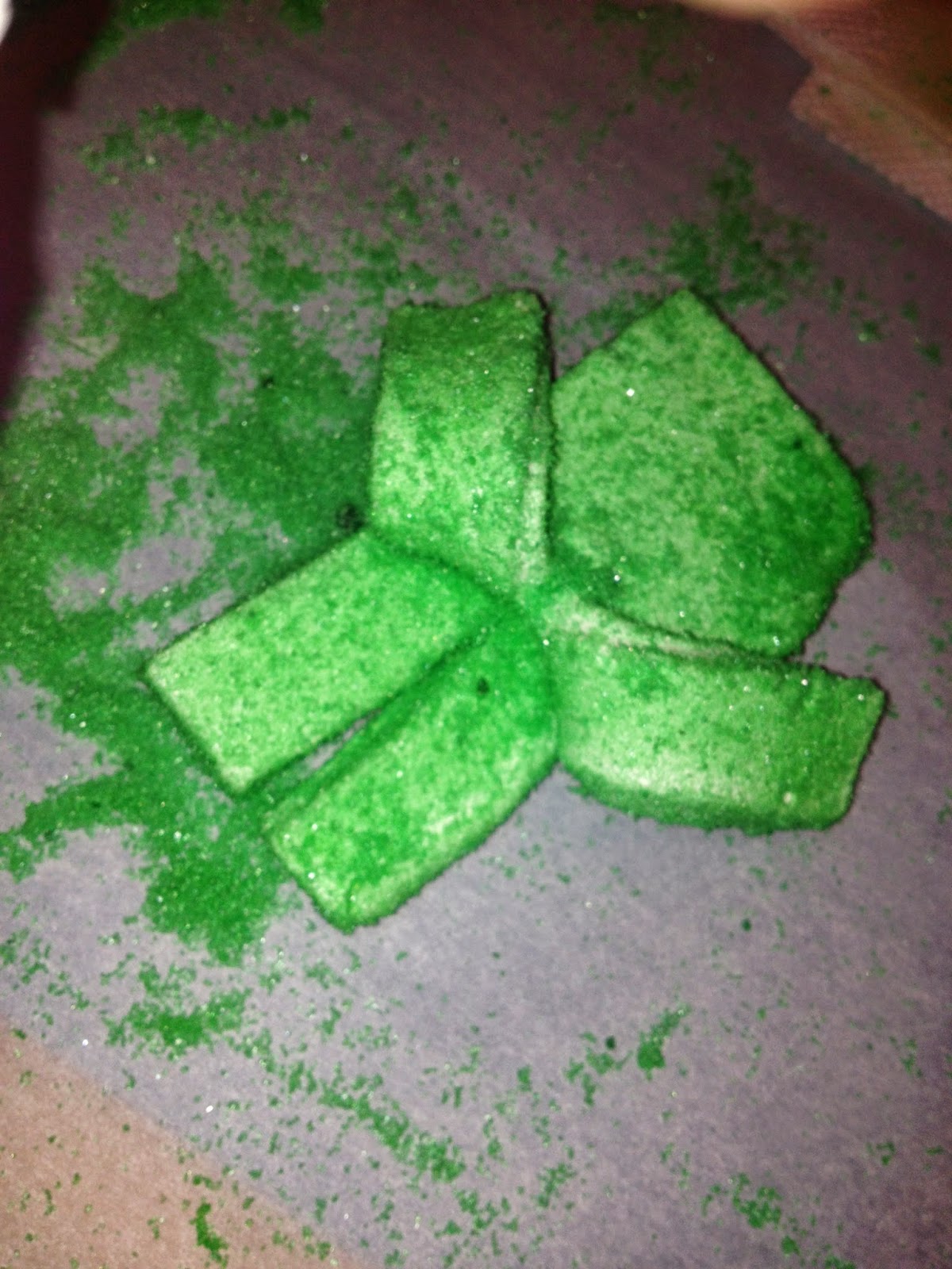 ...and chaos ensued: Homemade Marshmallow Creeper Peeps