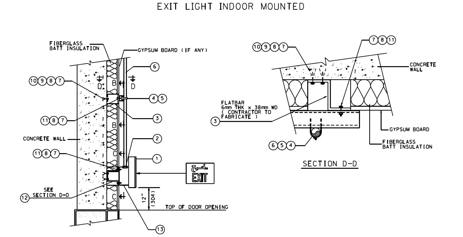 Door Emergency Exit Light Accessories or Material Demand for Exit Light ...