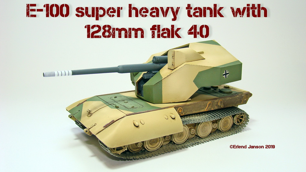 ernimodels: Germany WWII E-75 Heavy Tank with 128mm Flak 40 Gun