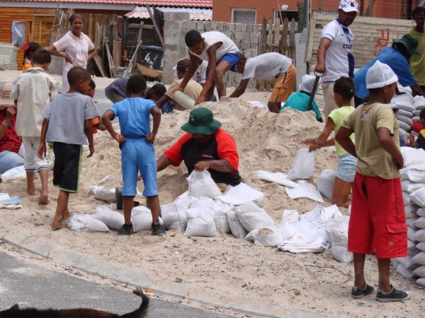 Daily Learning Architecture: Sandbag construction going green