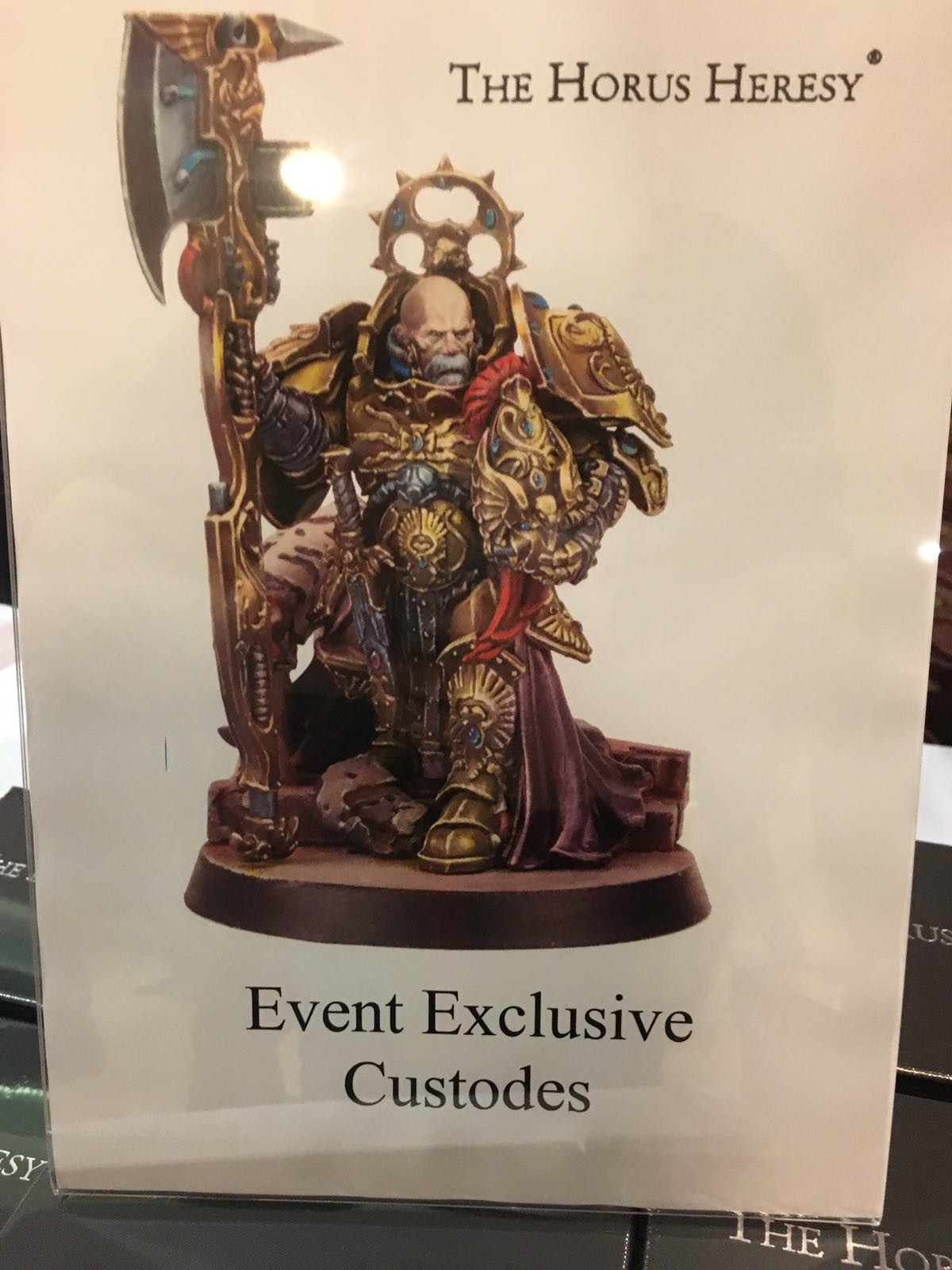 Legio Custodes Forgeworld Event Exclusive Model - Faeit 212