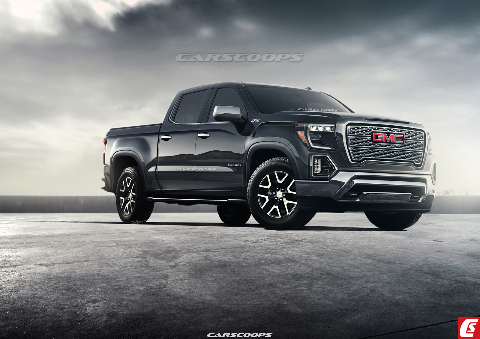 Car News Update: จับภาพ All-New GMC Sierra กระบะฟูลไซส์โฉมใหม่วิ่งทดสอบ ...