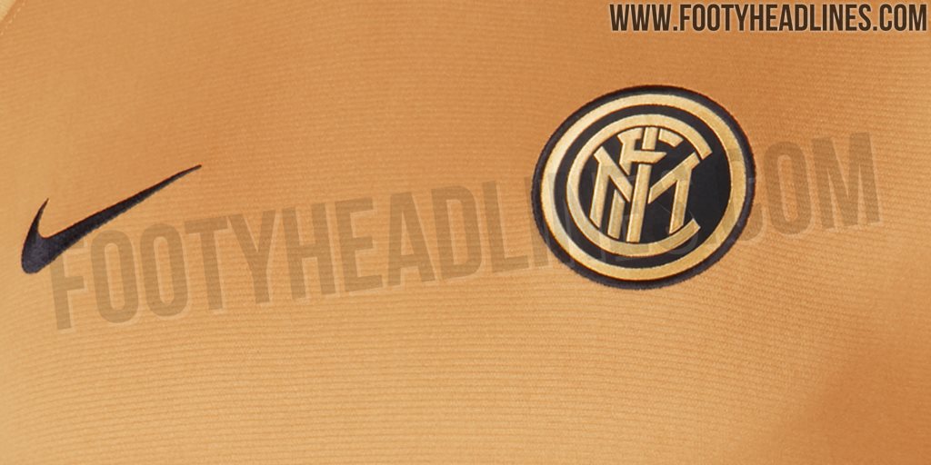 Gold Inter Milan 2020 Training Kit Leaked - Footy Headlines