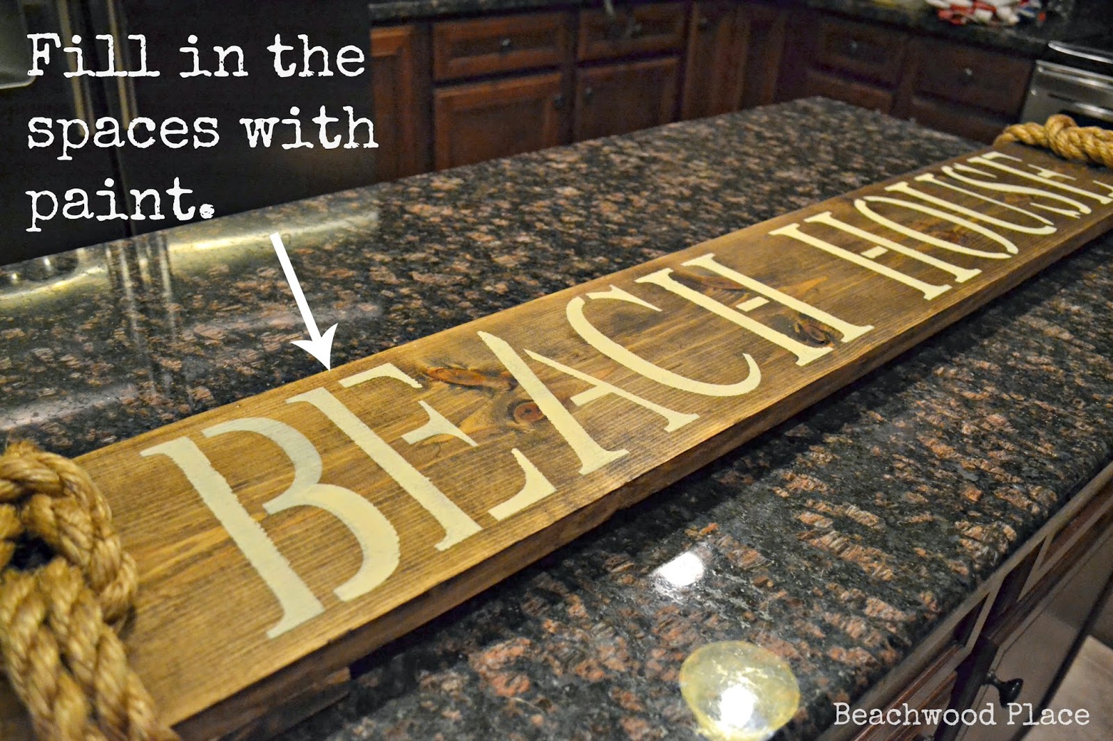 Beachwood Place: Pottery Barn Inspired Beach Sign