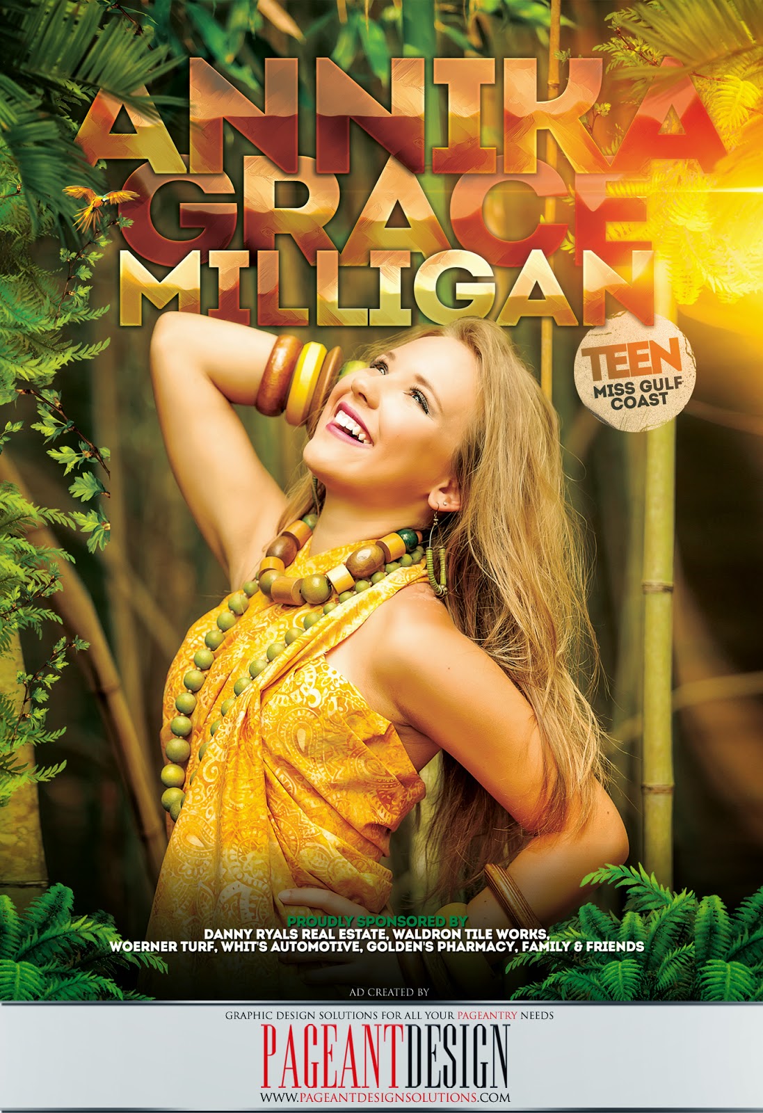 PAGEANT DESIGN | blog: Check Out Some Of Our Latest Pageant Ad Design ...