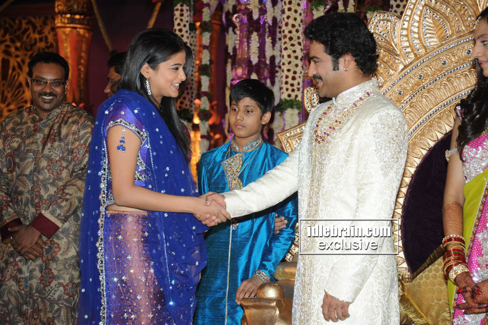 cute photos: Jr NTR and Lakshmi Pranathi Wedding Photos