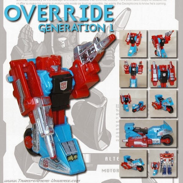 TRANSFORMERS FREEDOMS: Transformers: Generation 1 (1984-1992) AUTOBOTS