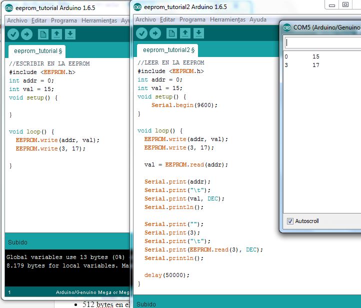 Curso Arduino Mega: EEPROM