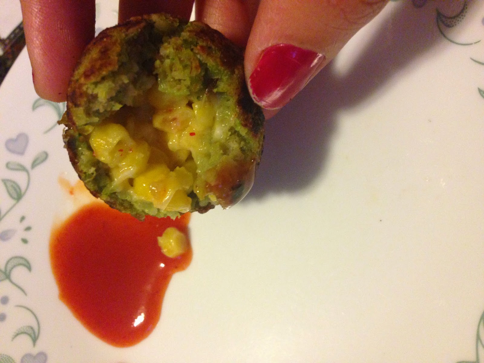 The Sizzling Pan: Mukimame (Green Soy) and green peas balls with corn ...
